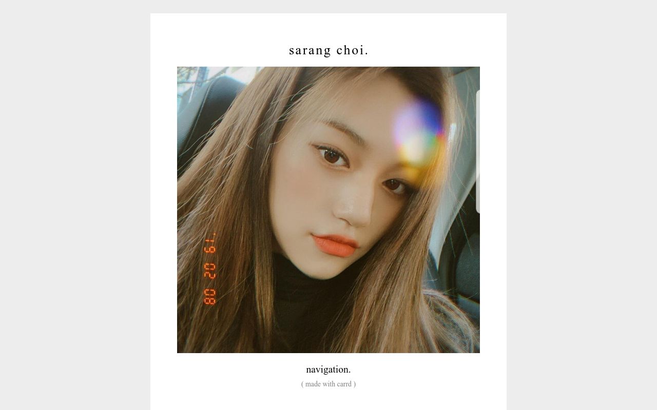 sarang choi.